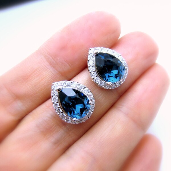 Navy Blue Rhinestone - Etsy