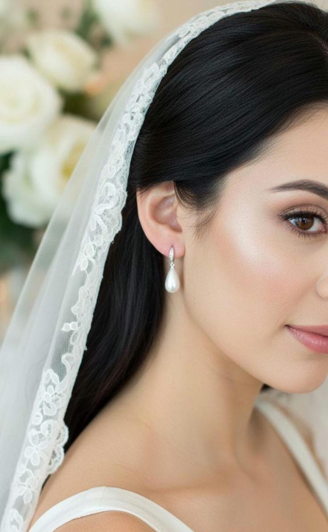 Wedding Jewelry Bridal Earrings Bridesmaid Gift Party Cubic Zirconia ...