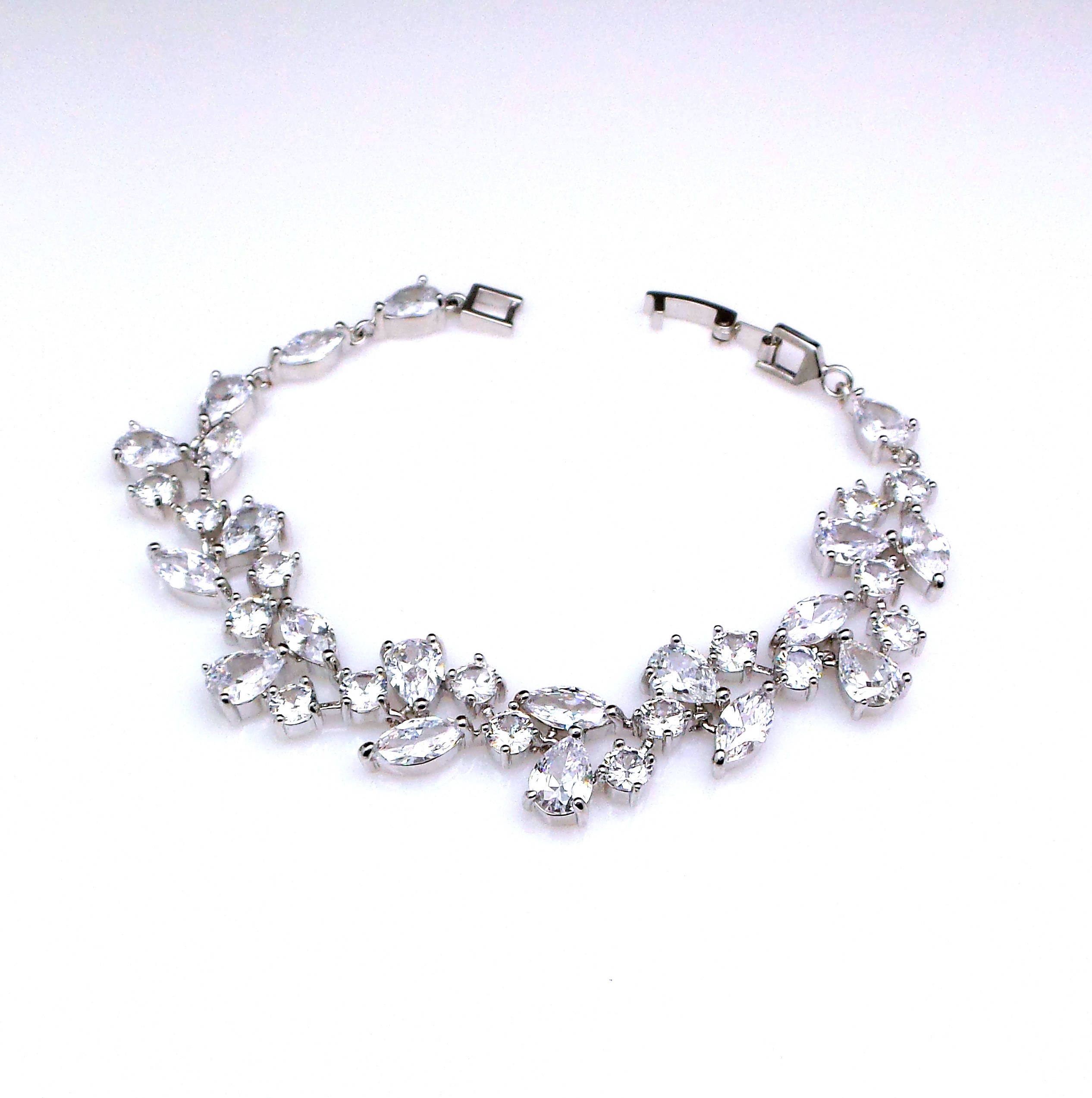 Bridal Jewelry Bracelet Prom Wedding Prom Gift Wedding Jewelry Pageant ...