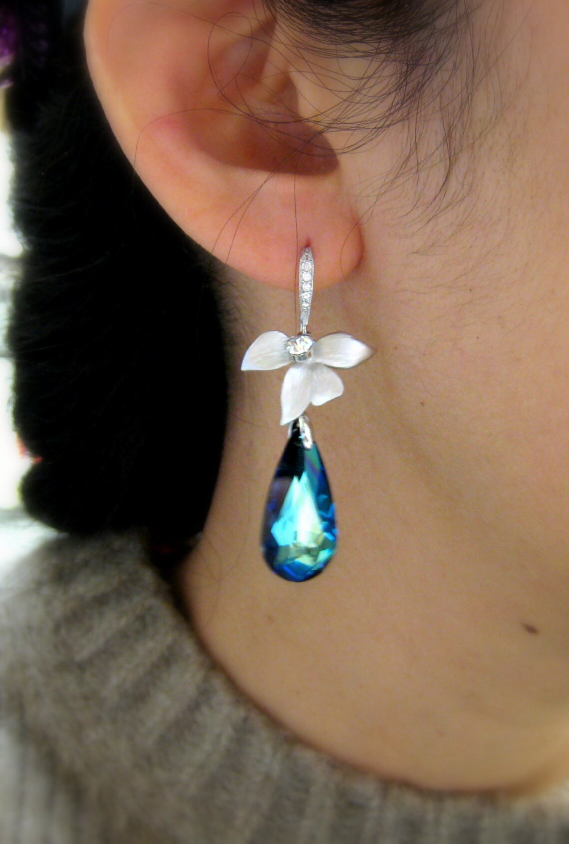 Bridal Jewelry Prom Party Gift Pageant Wedding Earrings | Etsy