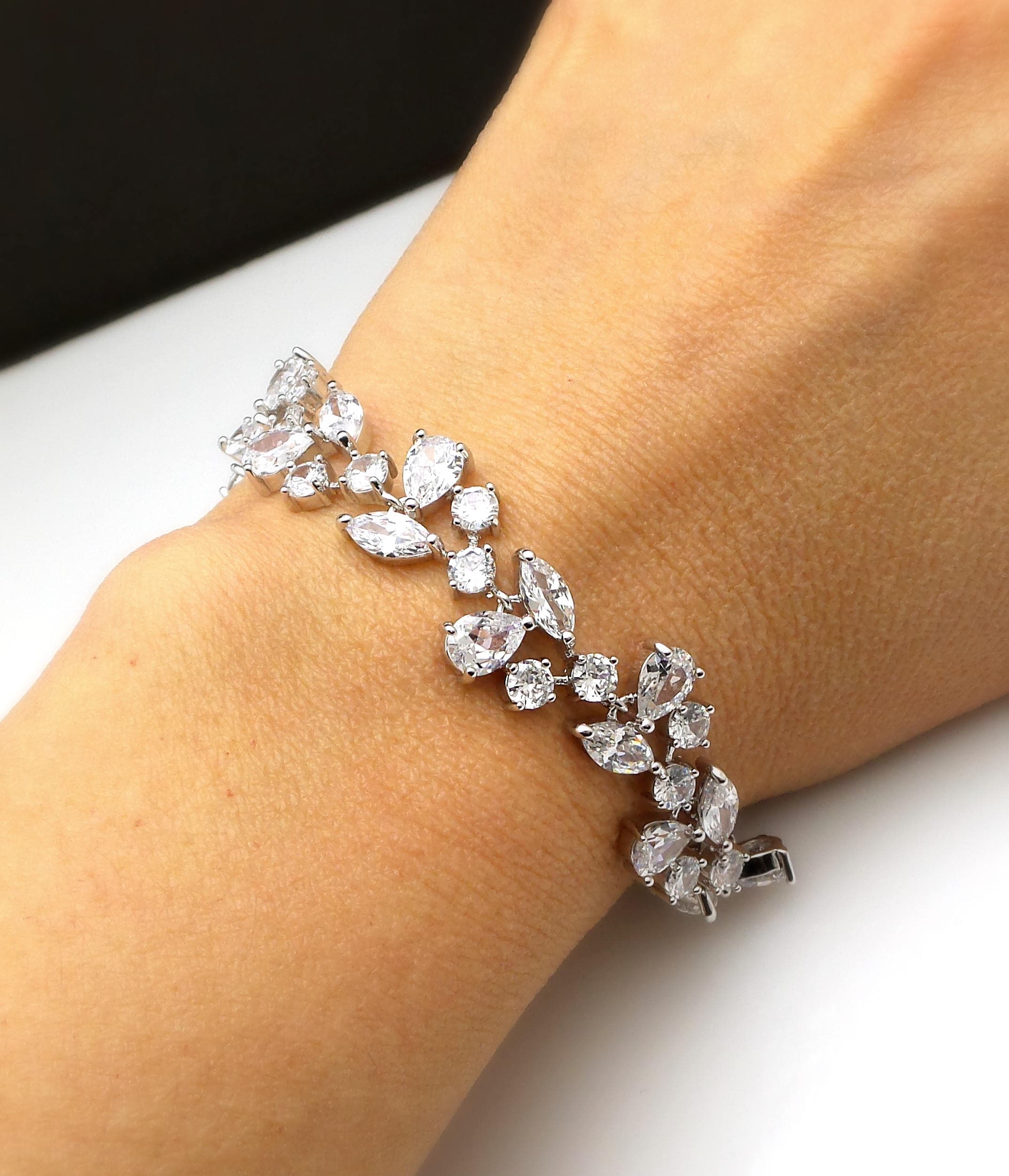 Bridal Jewelry Bracelet Prom Wedding Prom Gift Wedding Jewelry Pageant ...