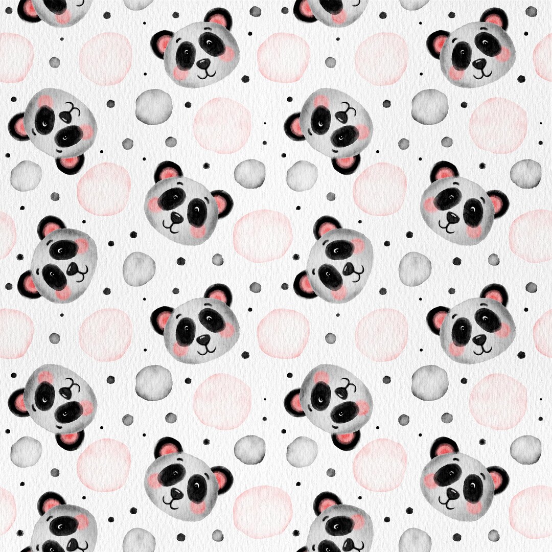 Panda Pattern Design - Etsy