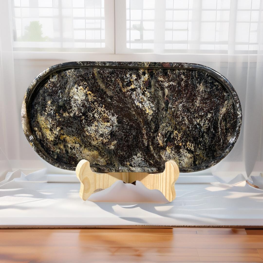 12'' Hand Carved Prehnite Quartz Plates, High-grade Light Luxury ...