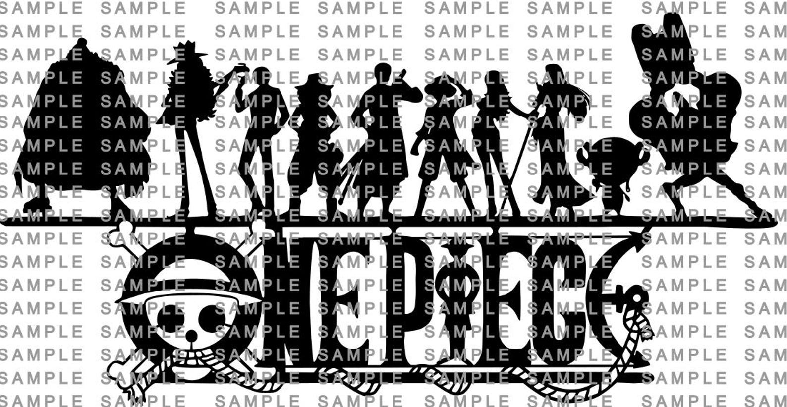 Mugiwara Pirates One Piece SVG Archive Walldecor Anime Manga Vector ...