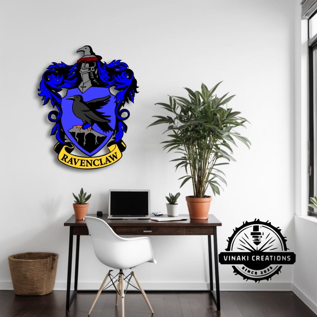 Ravenclaw's Harry Potter SVG Multilayer Archive Walldecor Movie Vector ...