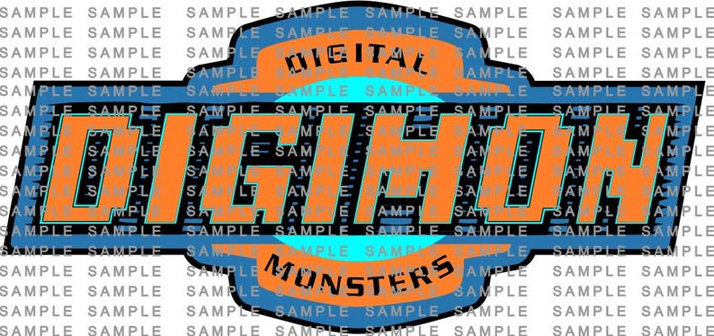Digimon Logo SVG Multilayer Archive Walldecor Anime Manga Vector ...