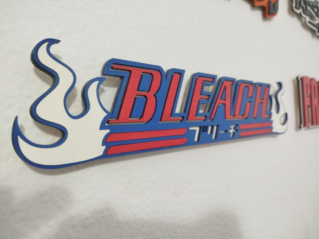 Bleach Logo SVG Multilayer Archive Walldecor Anime Manga Vector ...
