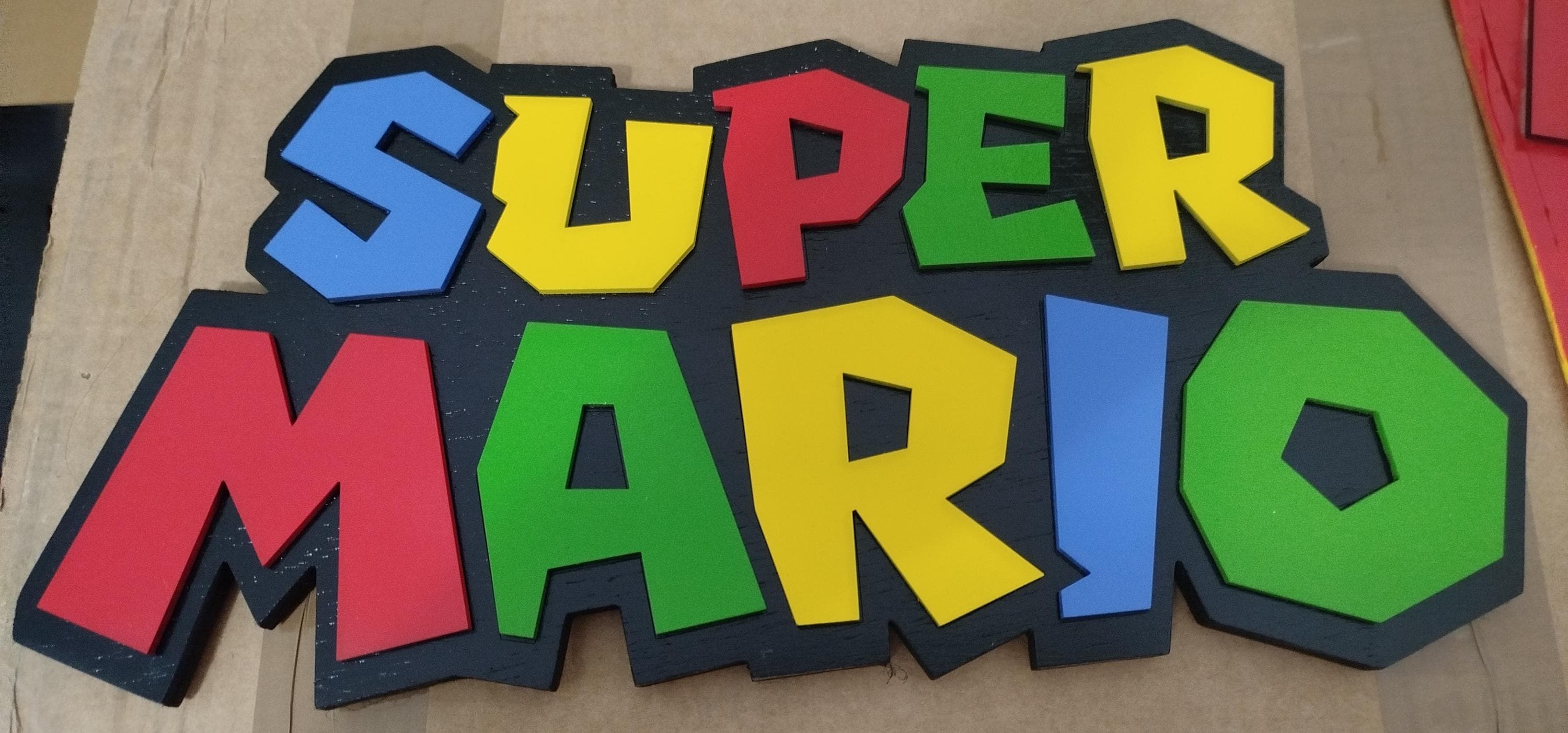 Super Mario Logo SVG Multilayer Archive Nintendo Videogames Vector ...