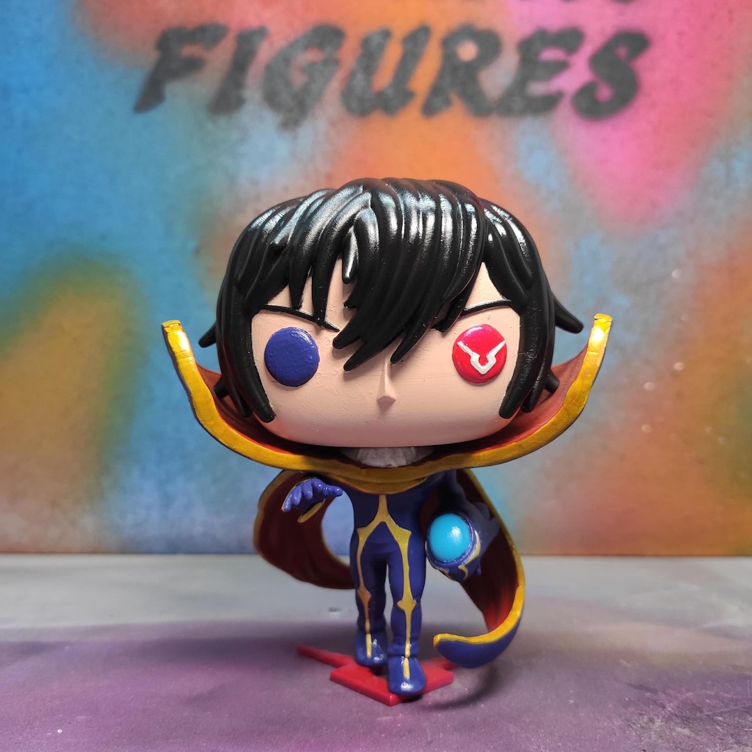 Lelouch From Code Geass Custom Pop Figure (reworked) - Etsy