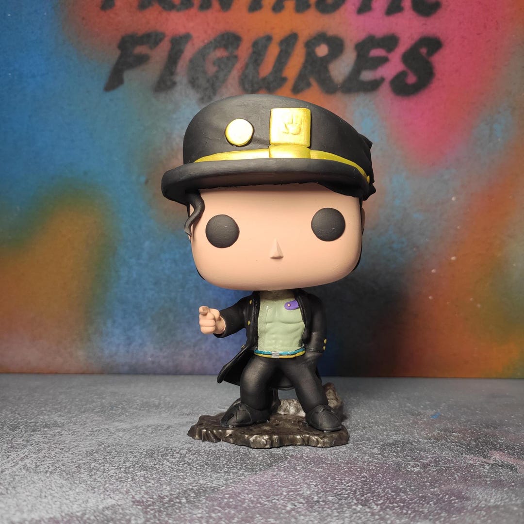Jotaro Kujo From Jojo's Bizarre Adventure Custom Pop Figure - Etsy