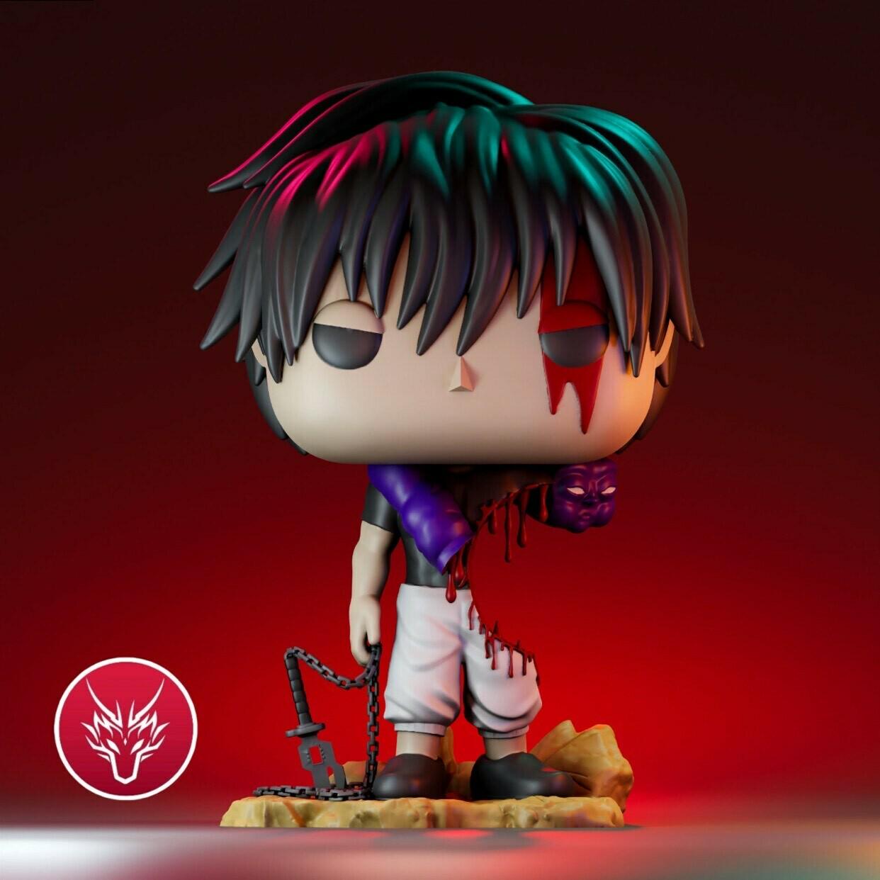 Toji Fushiguro Custom Pop Figure - Etsy