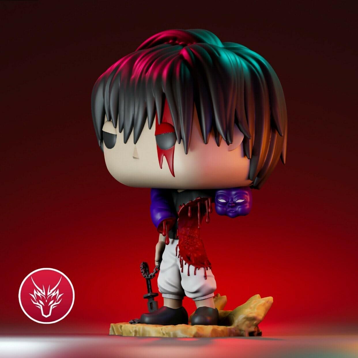 Toji Fushiguro Custom Pop Figure - Etsy