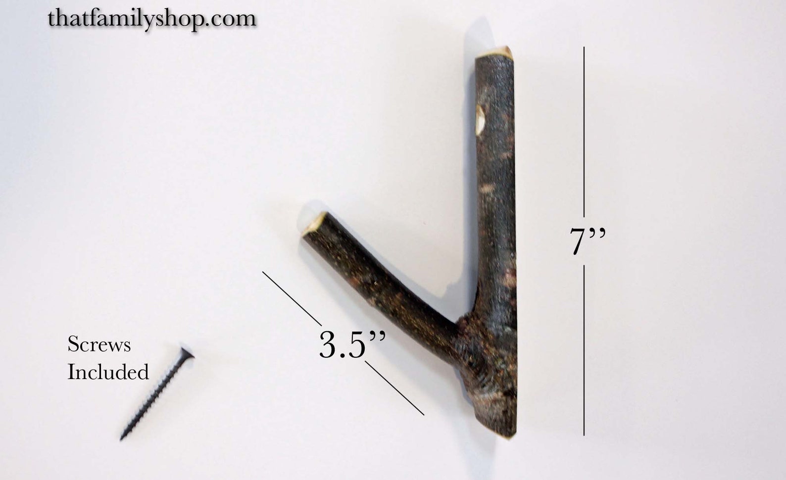Tree Branch Coat Hooks Rustic Wall Hangers Natural Hall Entryway Coat ...