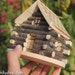 Miniature Cabin Cake Topper Rustic Wedding Display - Etsy
