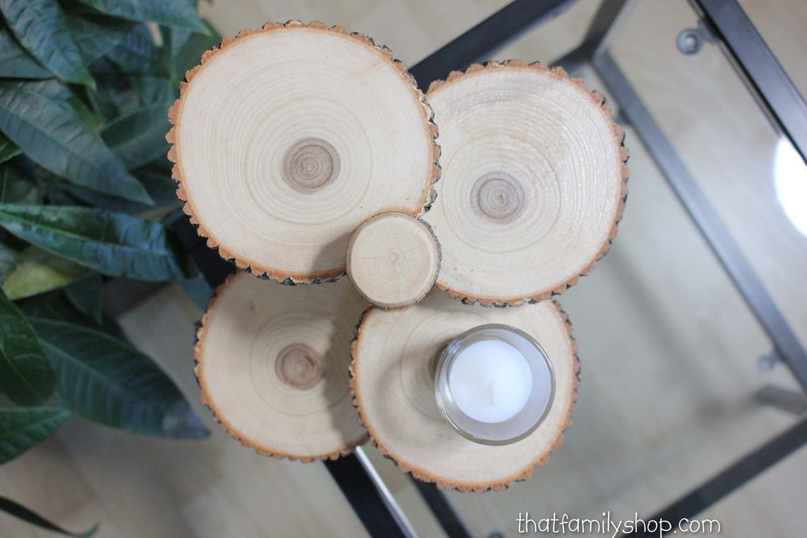 Custom Name Engraved Display Stand Tiered Log Stand | Etsy