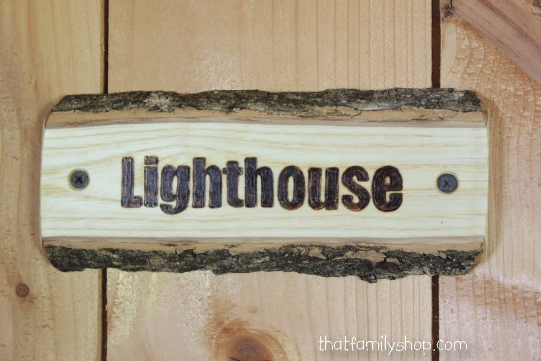 Bedroom Door Hall Sign Entry Plaque Wall Decor Name Plaque, Rustic ...