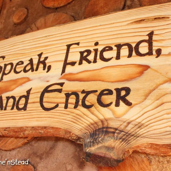 Speak Friend and Enter - Etsy