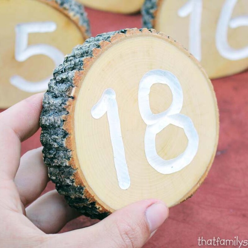 Table Number Display - Etsy