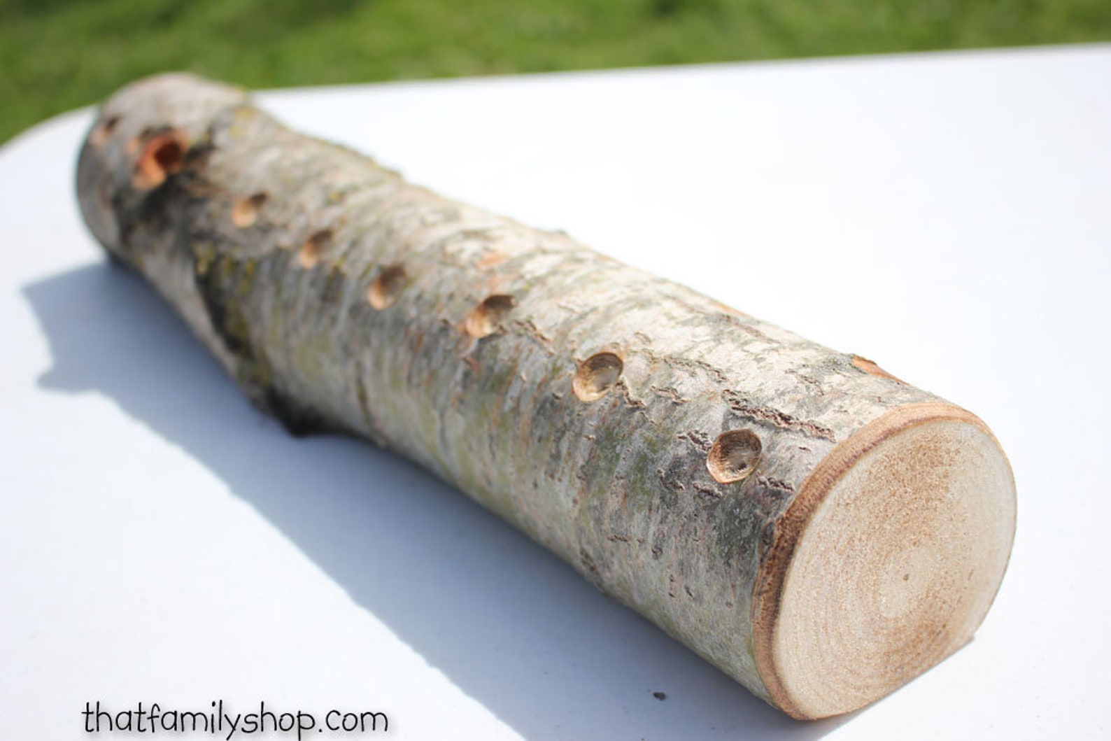 18 Cake Pop Holder Log, Rustic Party Cake Stand Display, Party Decor ...
