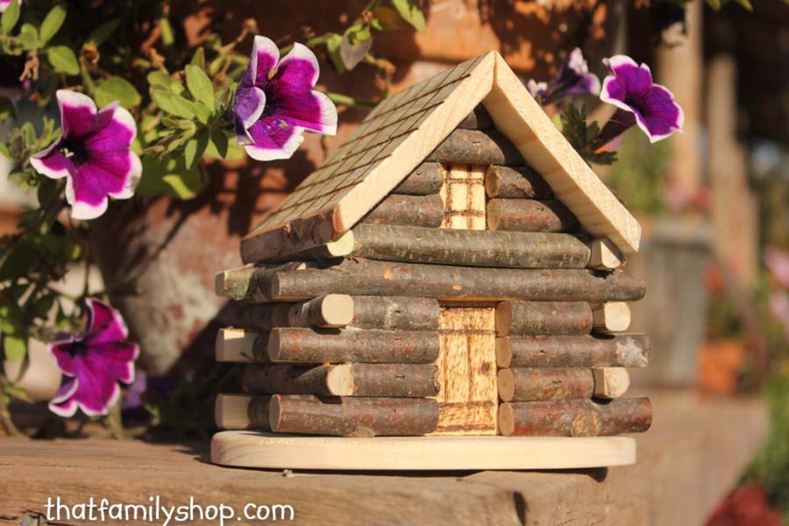 Miniature Cabin Cake Topper Rustic Wedding Display - Etsy