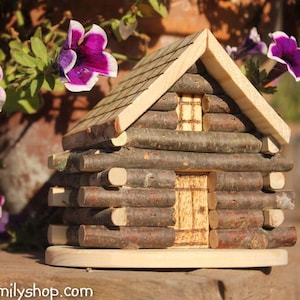 Miniature Cabin Cake Topper Rustic Wedding Display - Etsy