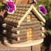 Miniature Cabin Cake Topper Rustic Wedding Display - Etsy