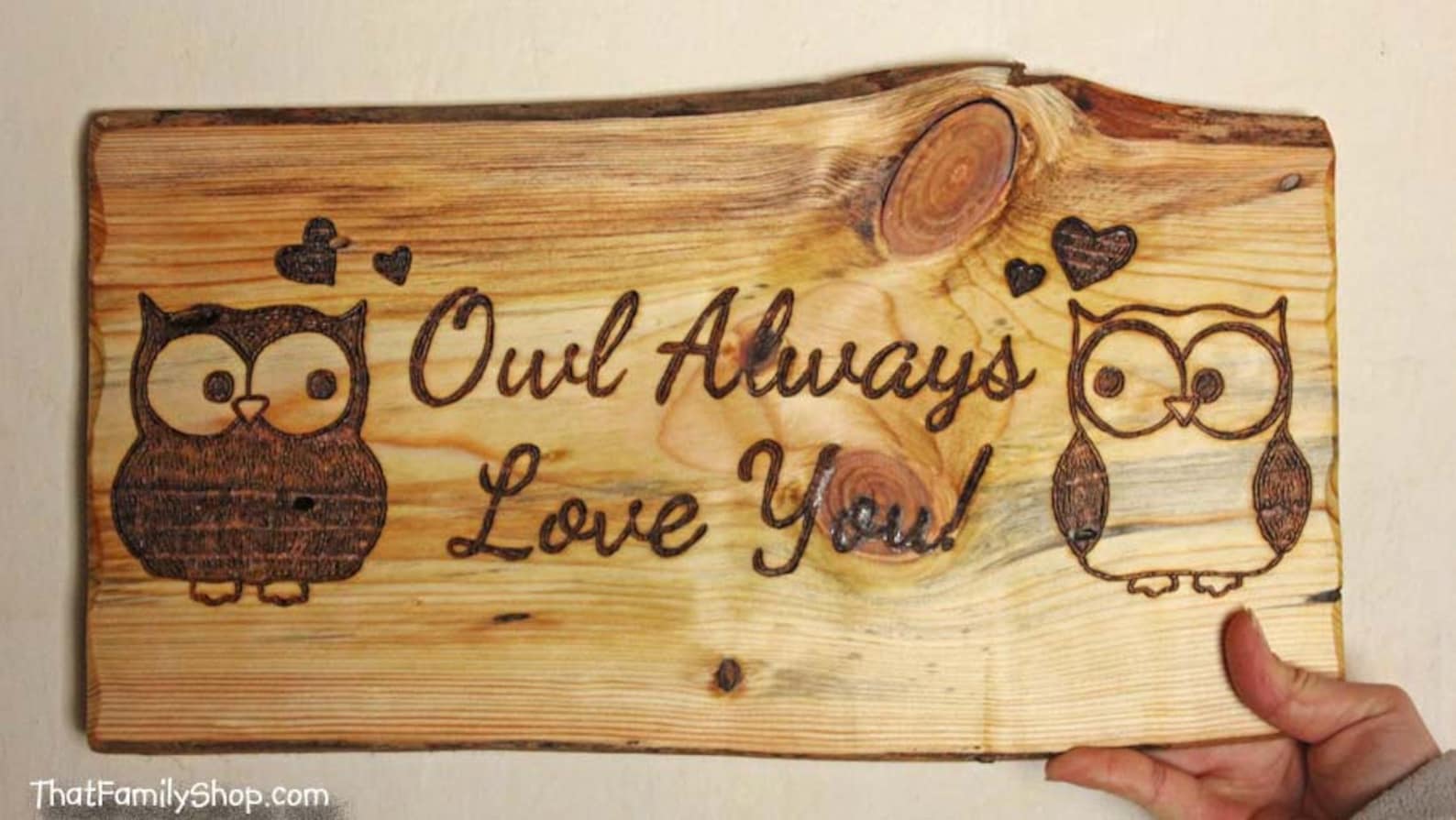 Owl Plaque Cute Rustic Personalized Wall Gift Art Gifts for - Etsy
