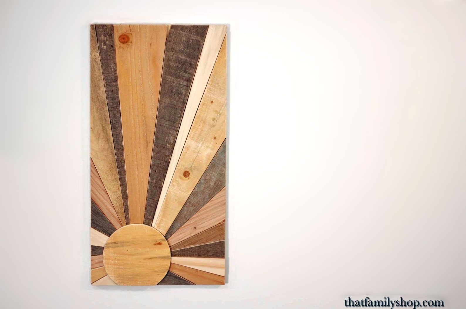 Vertical Sunset Wall Hanging Made From Reclaimed Pallet Wood, Handmade ...
