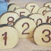 Rustic Wedding Table Numbers Log Slice Table Number, Rustic Wood Bark ...