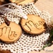 Rustic Wedding Tokens Mason Jar Decoration Custom Names / - Etsy