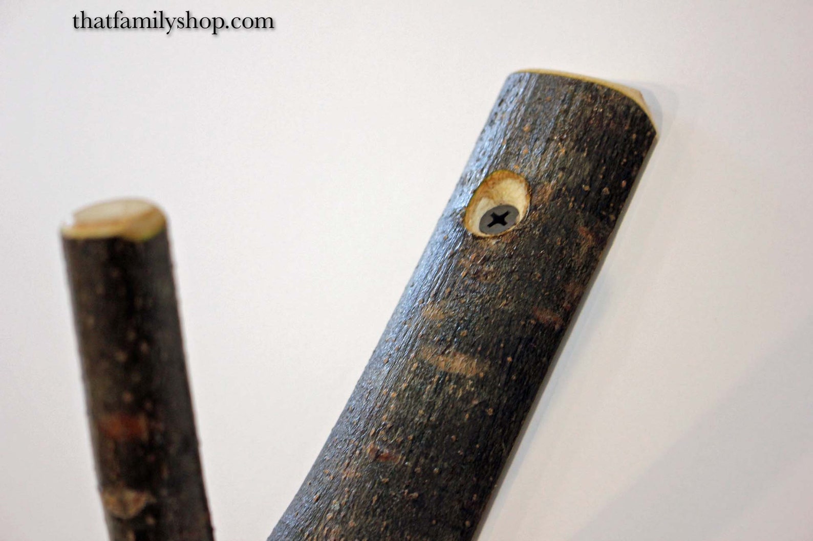 Tree Branch Coat Hooks Rustic Wall Hangers Natural Hall Entryway Coat ...