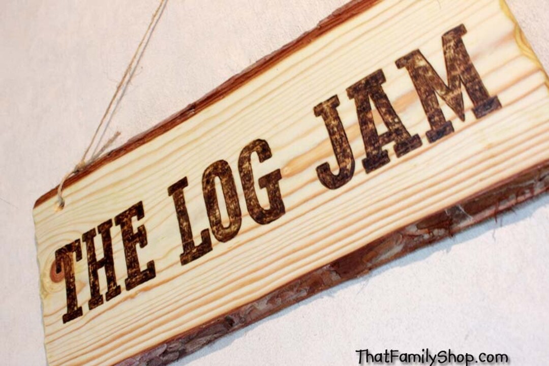 RUSTIC SIGN Wall Decor Living Room Rustic Sign Wood-burned Custom ...
