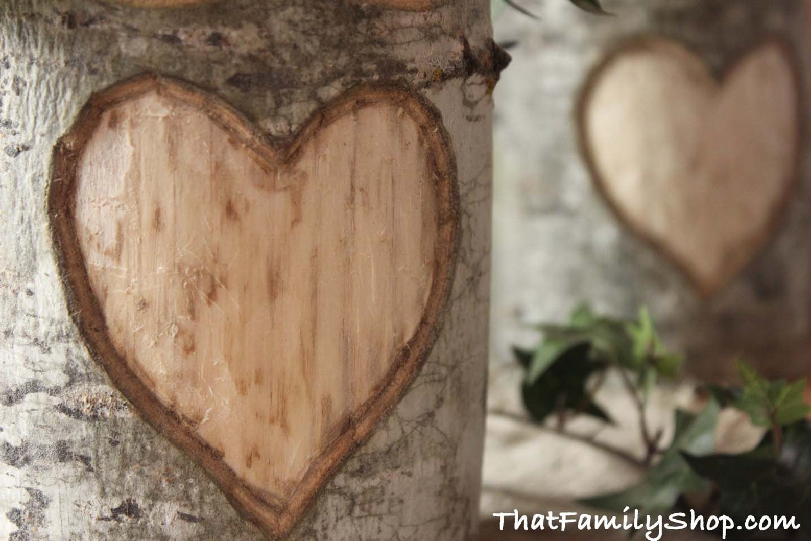 Custom Personalized Rustic Wedding Log Flower Pot Vase With - Etsy