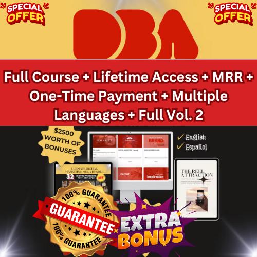 Digital Boss Academy Vol 2 | DBA Digital Marketing Course | Passive ...