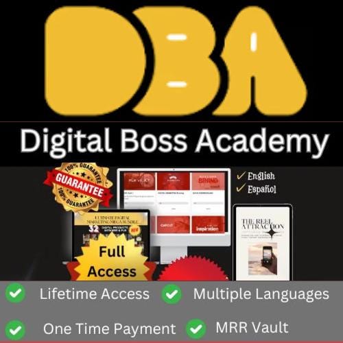 Digital Boss Academy Vol 2 | DBA Digital Marketing Course | Passive ...