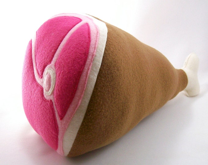Whole Ham Plushie - Etsy