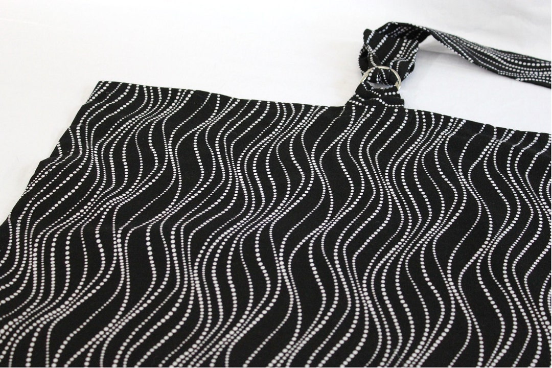 Black and White Wavey Dots Nursing Cover With Optional Boning and ...
