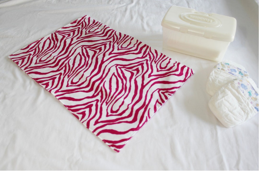 Pink Zebra Waterproof Changing Pad 4 sizes available ready to ship ...