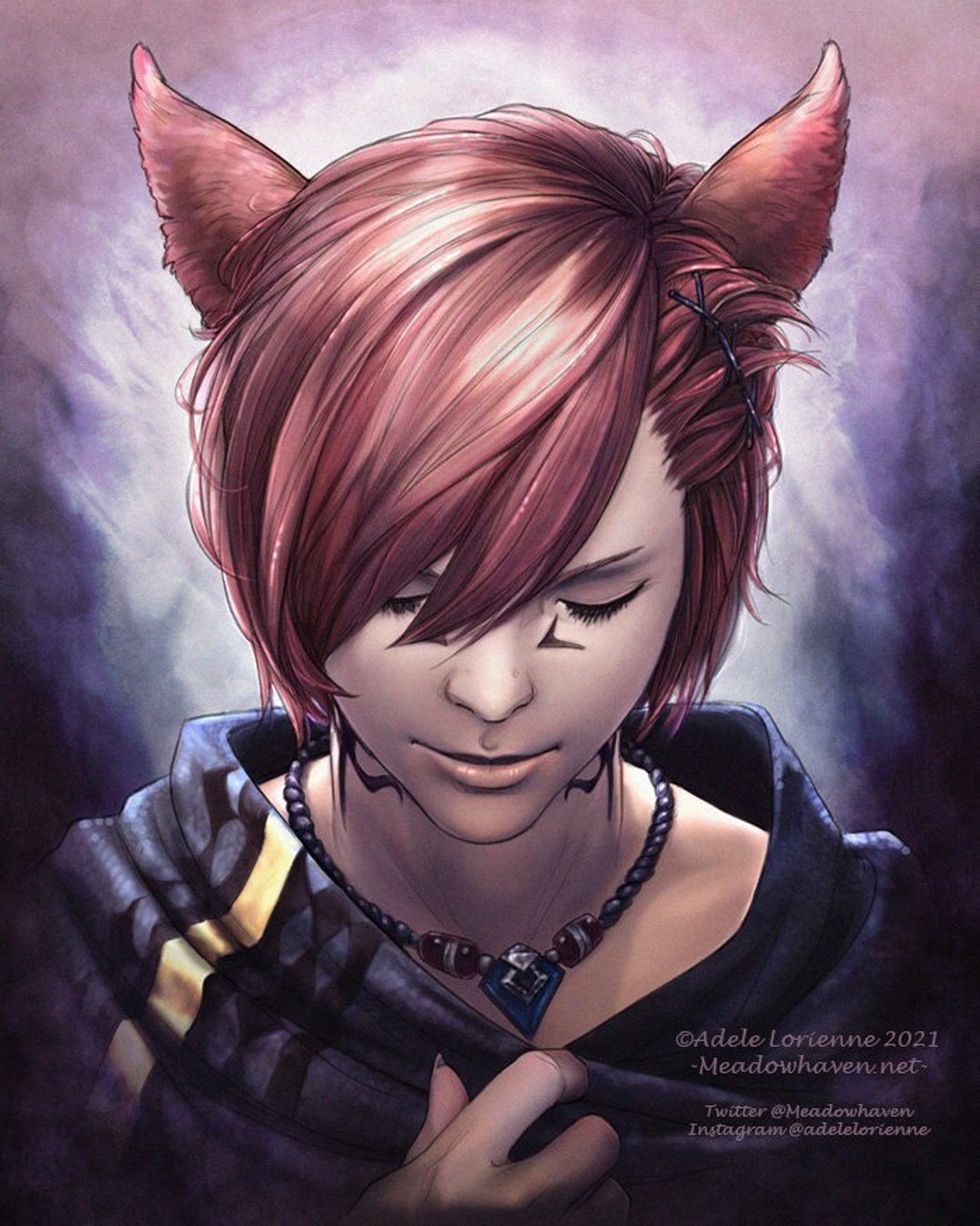 FFXIV G'raha Tia Scion Art Print Shadowbringers Endwalker - Etsy