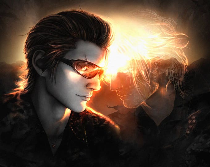 FFXV Ignis Noctis Art Print: "sunrise" - Etsy