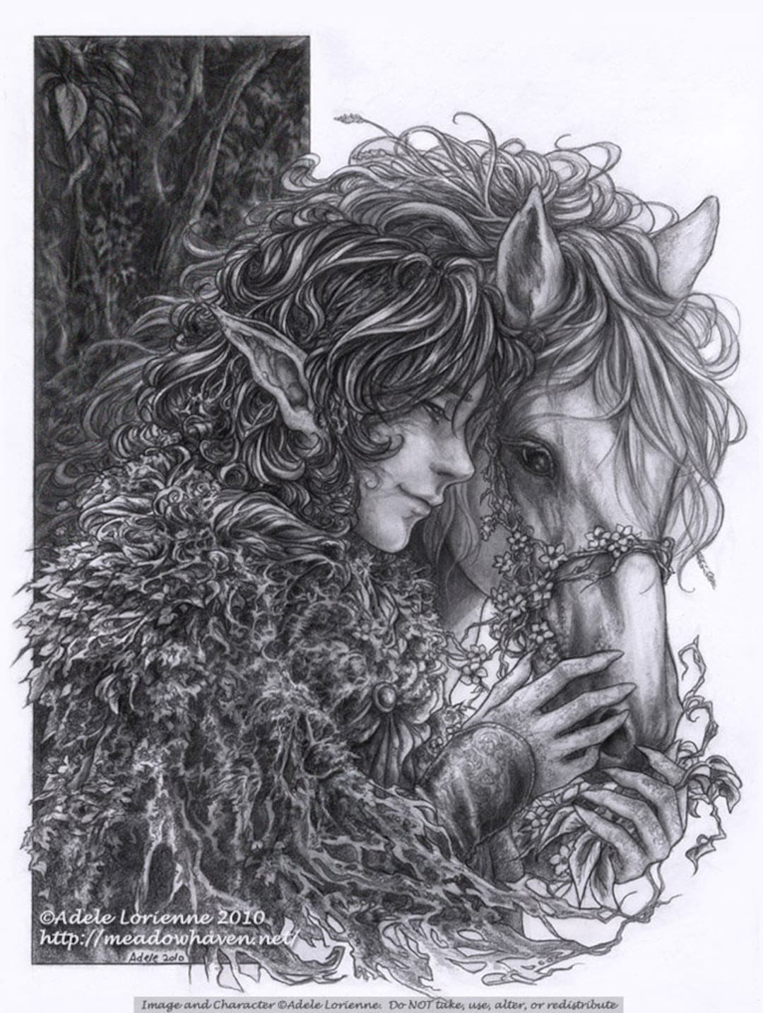 Original Fantasy Art Print: "friendship" -from the Companions Set - Etsy
