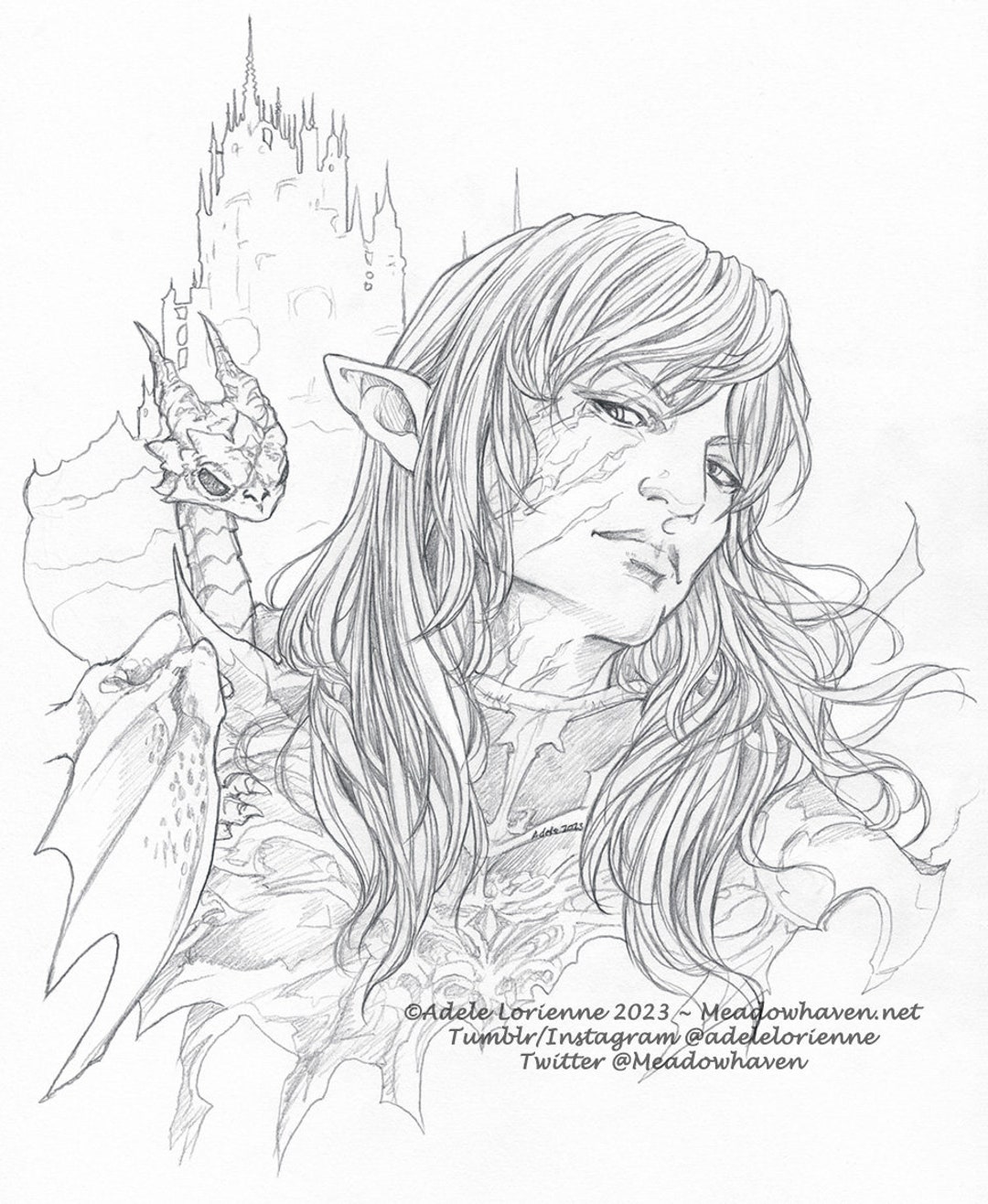 FFXIV Estinien Wyrmblood Varlineau Art Print - Etsy