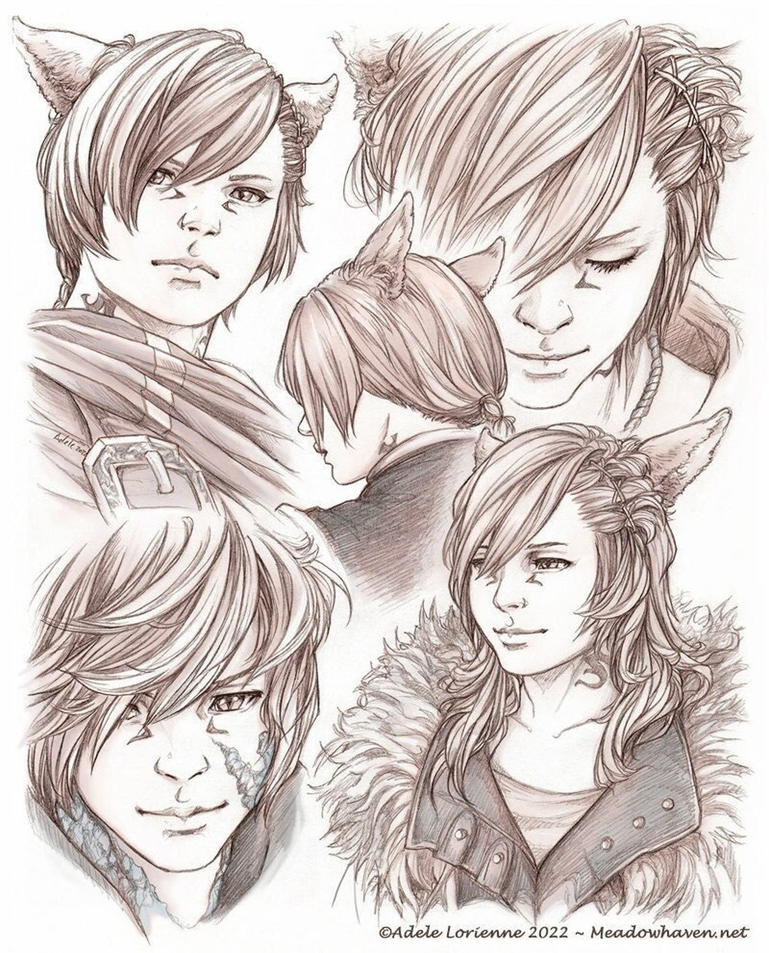 FFXIV Endwalker G raha Tia Crystal Exarch Raha Sketches Etsy ffxiv-endwalker-g-raha-tia-crystal-exarch-raha-sketches-etsy