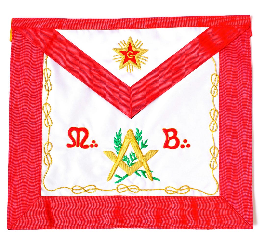 Masonic Regalia Scottish Rite Master Mason Apron - Etsy