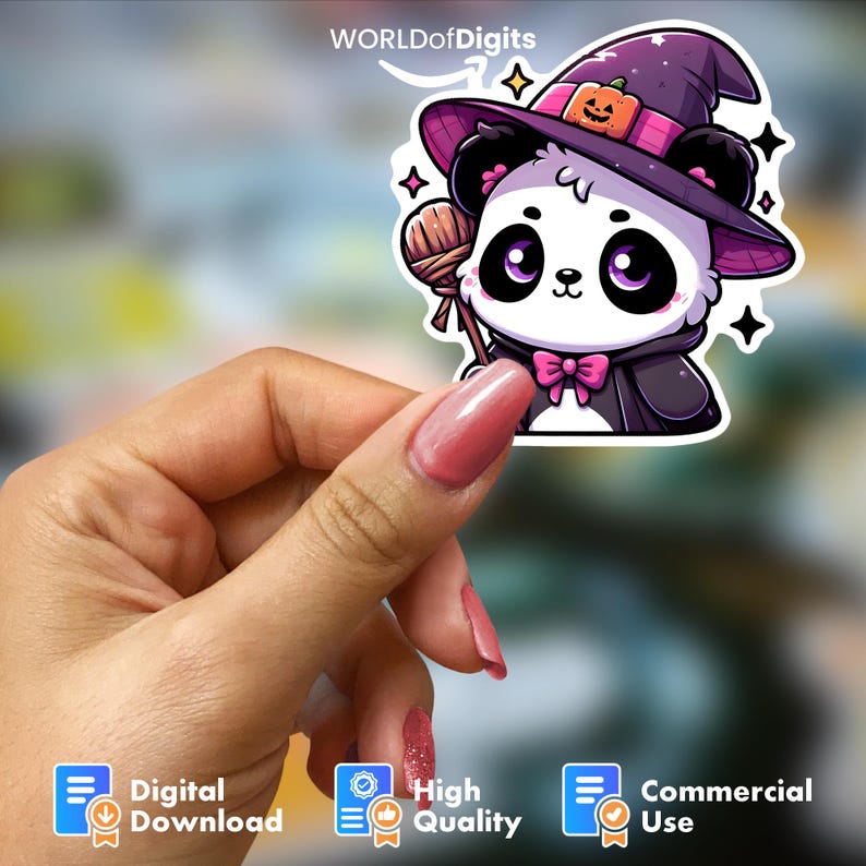 Cute Kawaii Panda Sticker Pack PNG | Adorable Animal Clipart for ...