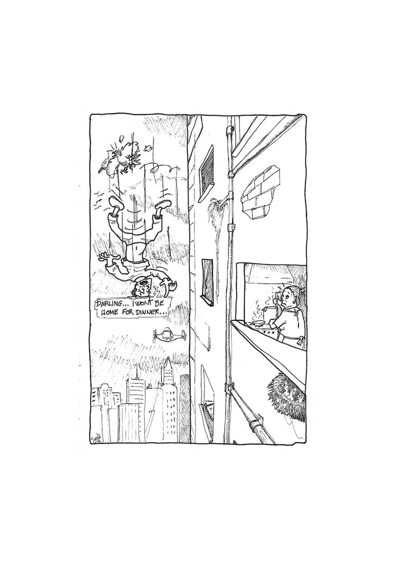 Funny Printable Comic I Digital Download I Instant Humor Wall Art I ...