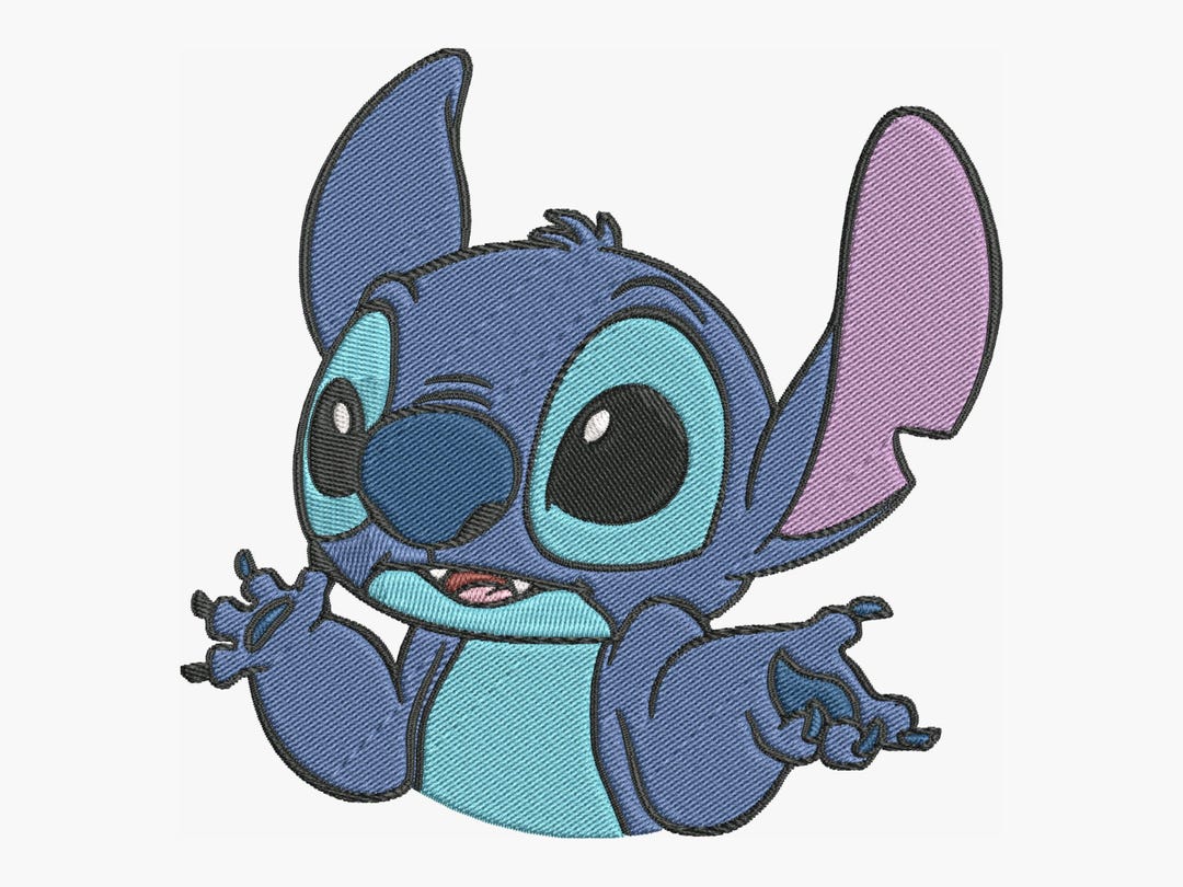 Cute Stitch Embroidery Design, 6 Sizes (instant Download) - Etsy