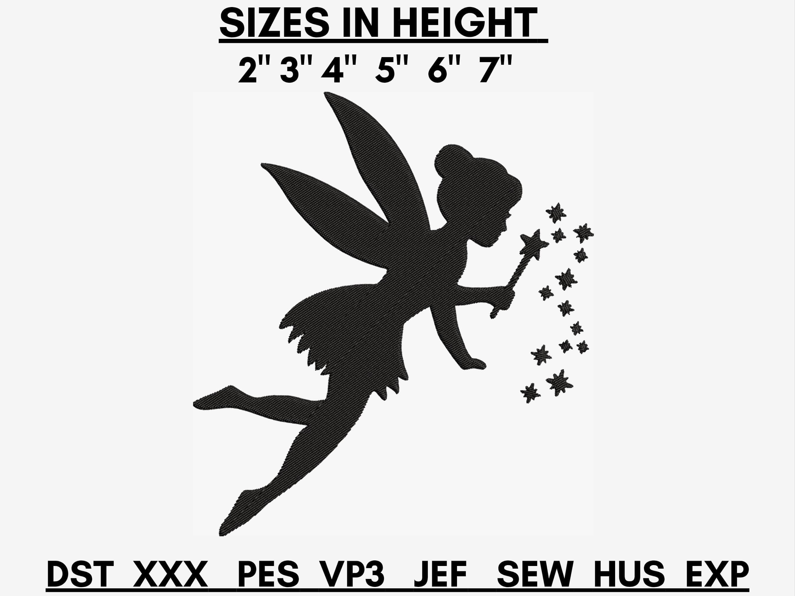 Fairy Embroidery Design, Magic Fairy Embroidery, Tinker Bell Embroidery ...