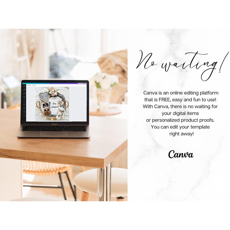 April 2026 Baby Announcement Template, Social Media Pregnancy Reveal ...