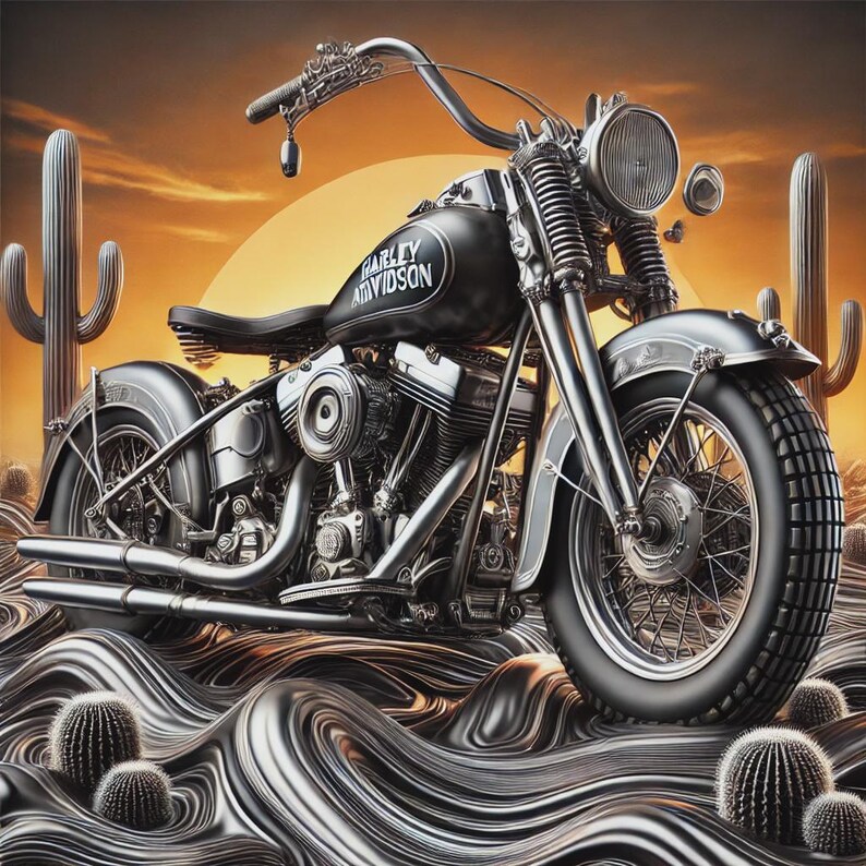 Harley Davidson Motorcycle 20oz Tumbler Wrap Digital Design Sublimation ...